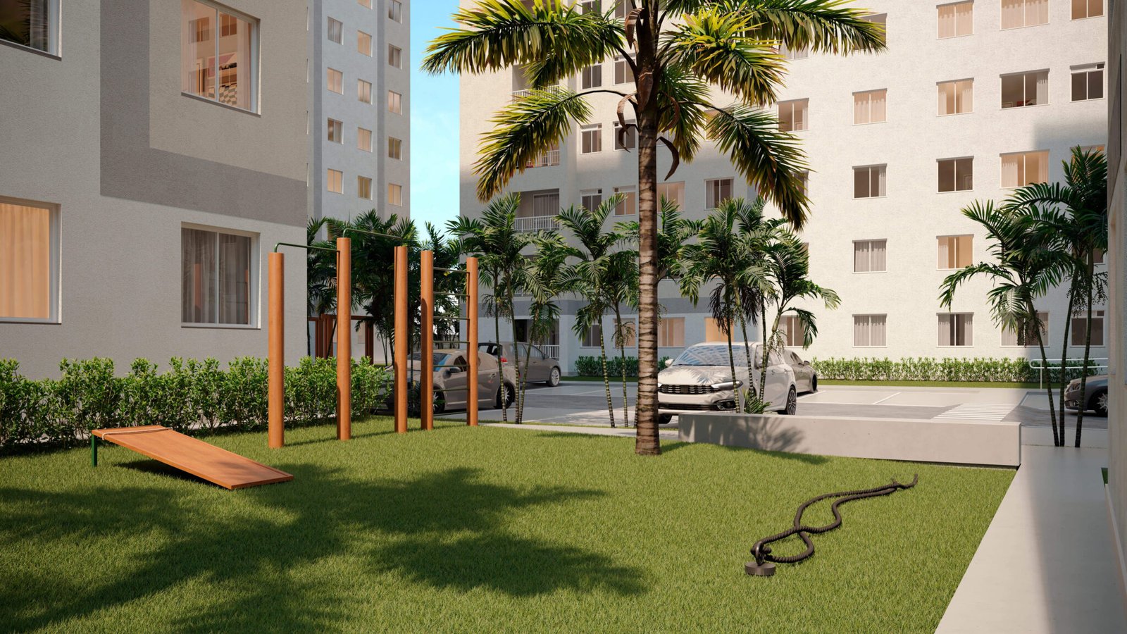 Residencial Estoril MRV, apartamentos de 2 dormitórios e varanda